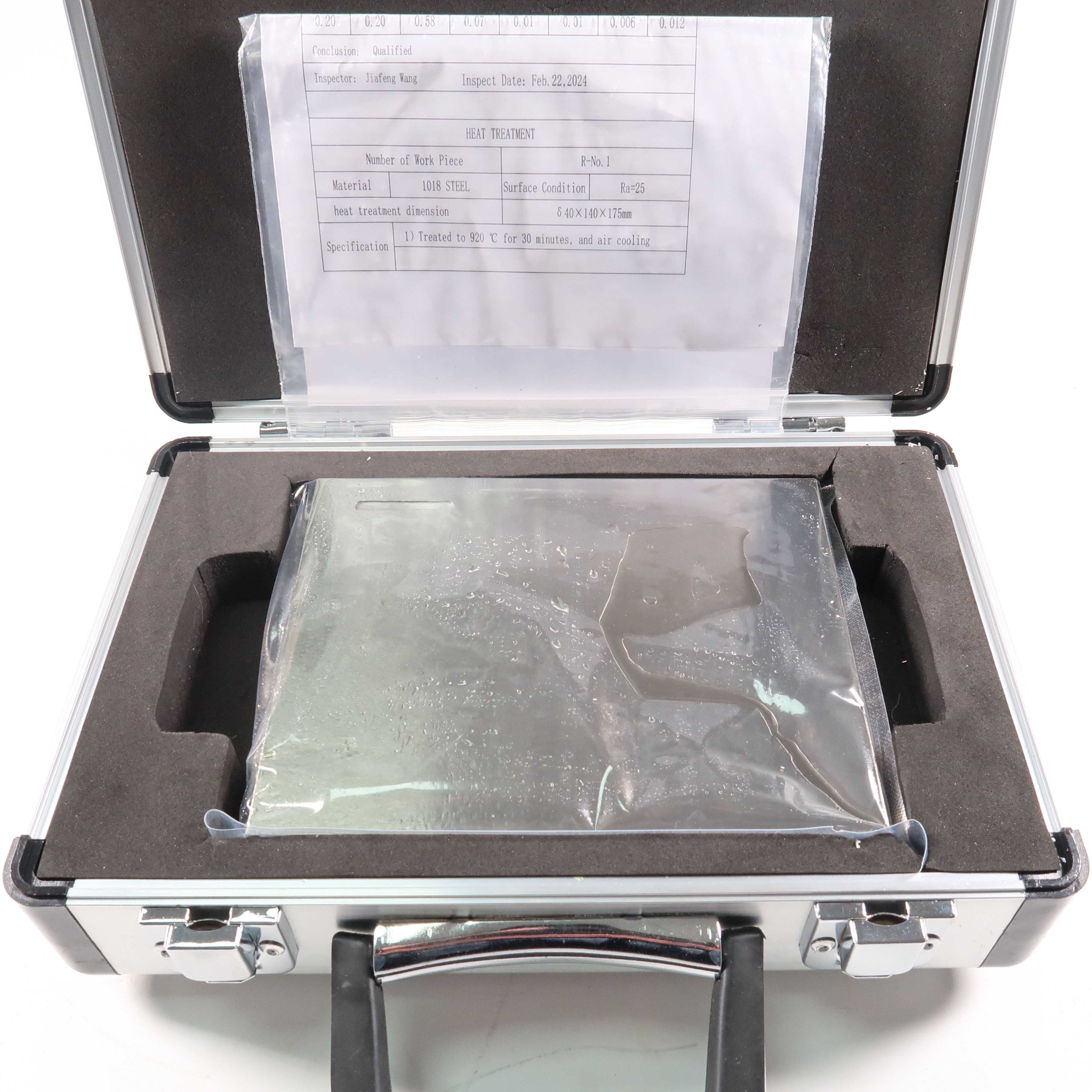 China ASME BPVC-V-2015 T=.75” Basic Ultrasonic Test Block 1018 Steel ...