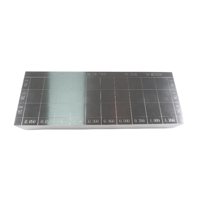 China 30 FBH RESOLUTION BLOCK INCH ultrasonic calibration block ...